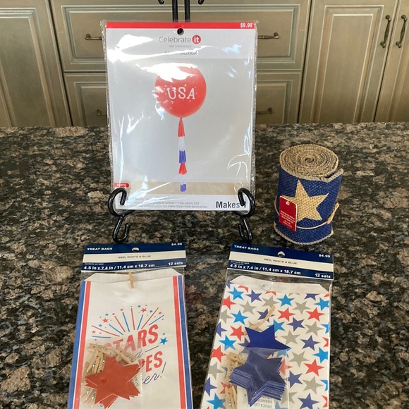 Celebrate It | Holiday | Red White Blue Items Includes Jumbo Balloon ...